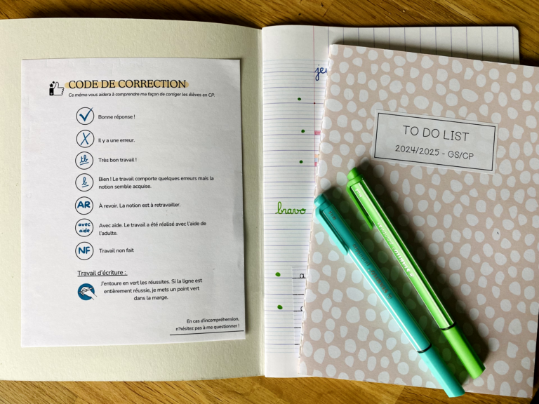 CODE DE CORRECTION – Maîtresse Mégane